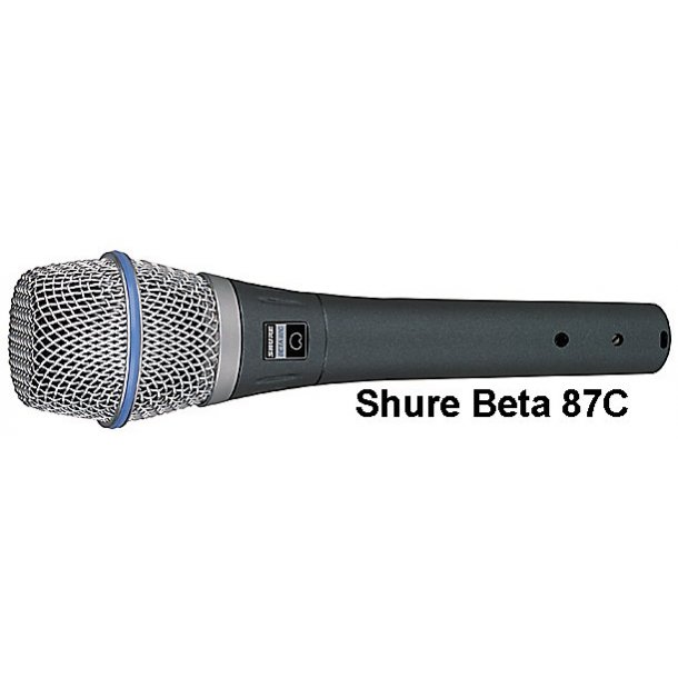 Shure Beta 87C Vocal Microphone Dyn. - Stage Microphones - BroadcastStoreEurope.com