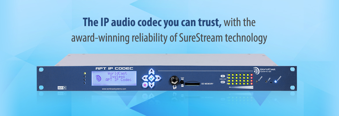 APT IP Codec with AC PSU and front panel display - Codecs ISDN & IP ...