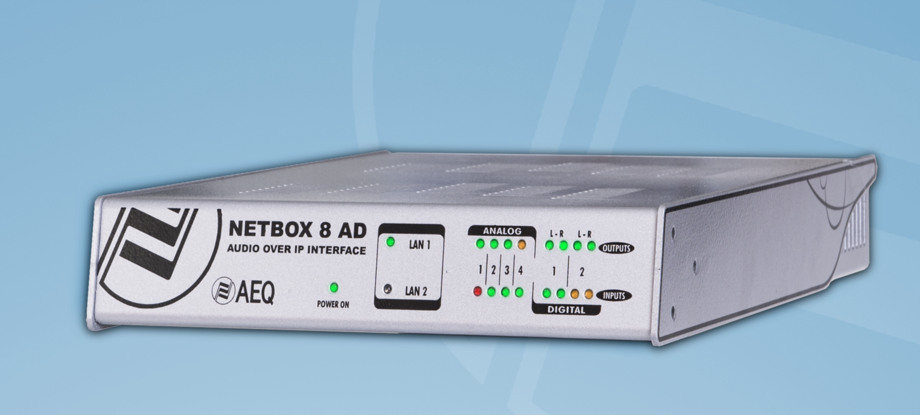 AEQ Netbox 8 AD VX Audio Interface and Level Detector - Audio switch ...