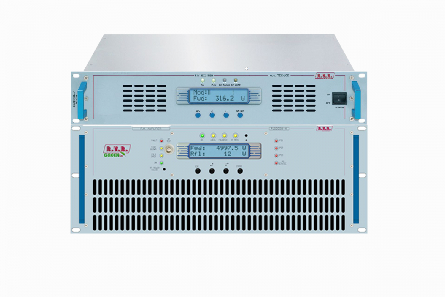 RVR TEX5000R-NEW 5KW FM Transmitter (PJ5000U-K+TEX100LCD+12U Rack ... RVR TEX5000R-NEW 5KW FM Transmitter (PJ5000U-K+TEX100LCD+12U Rack ...